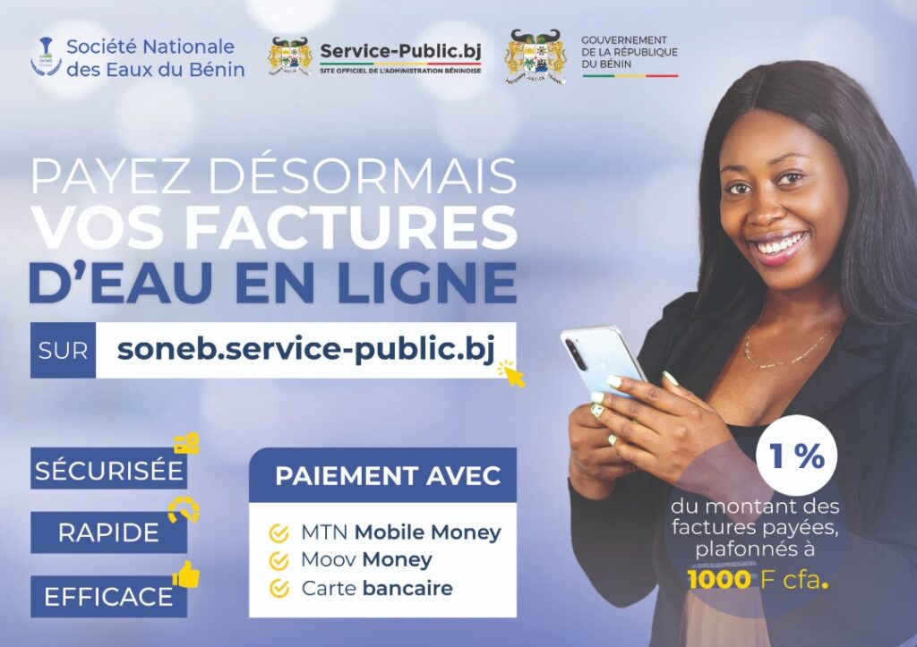DIGITALISATION DE LA SONEB: SAMOU ADAMBI LANCE LE PAYEMENT DE LA ...